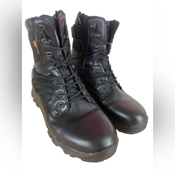 Delta | Shoes | Mens Size Black Delta Leather Tactical Boots Light Duty ...